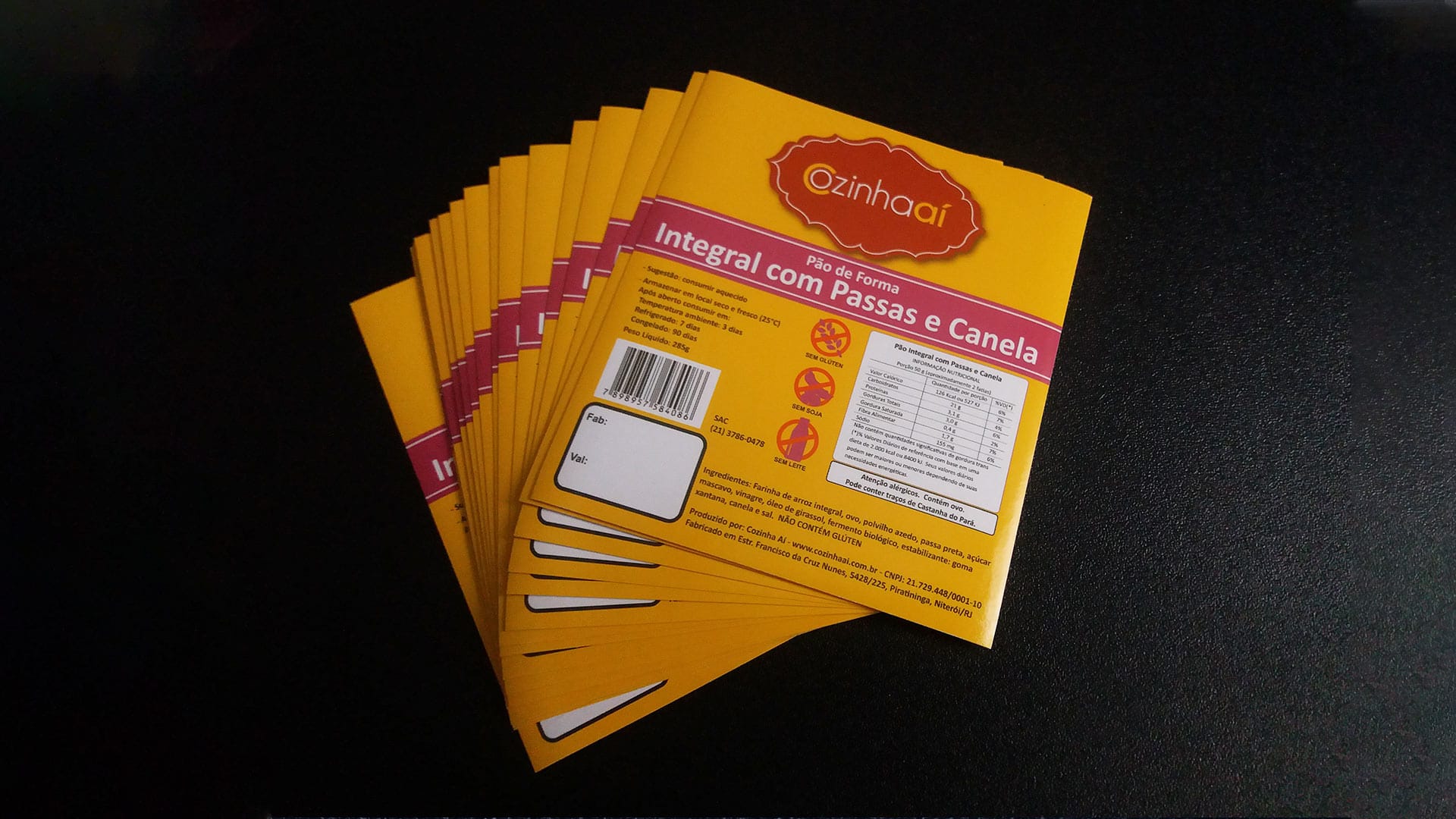 Adesivo Personalizado | Adesivo Kraft | Adesivo Papel